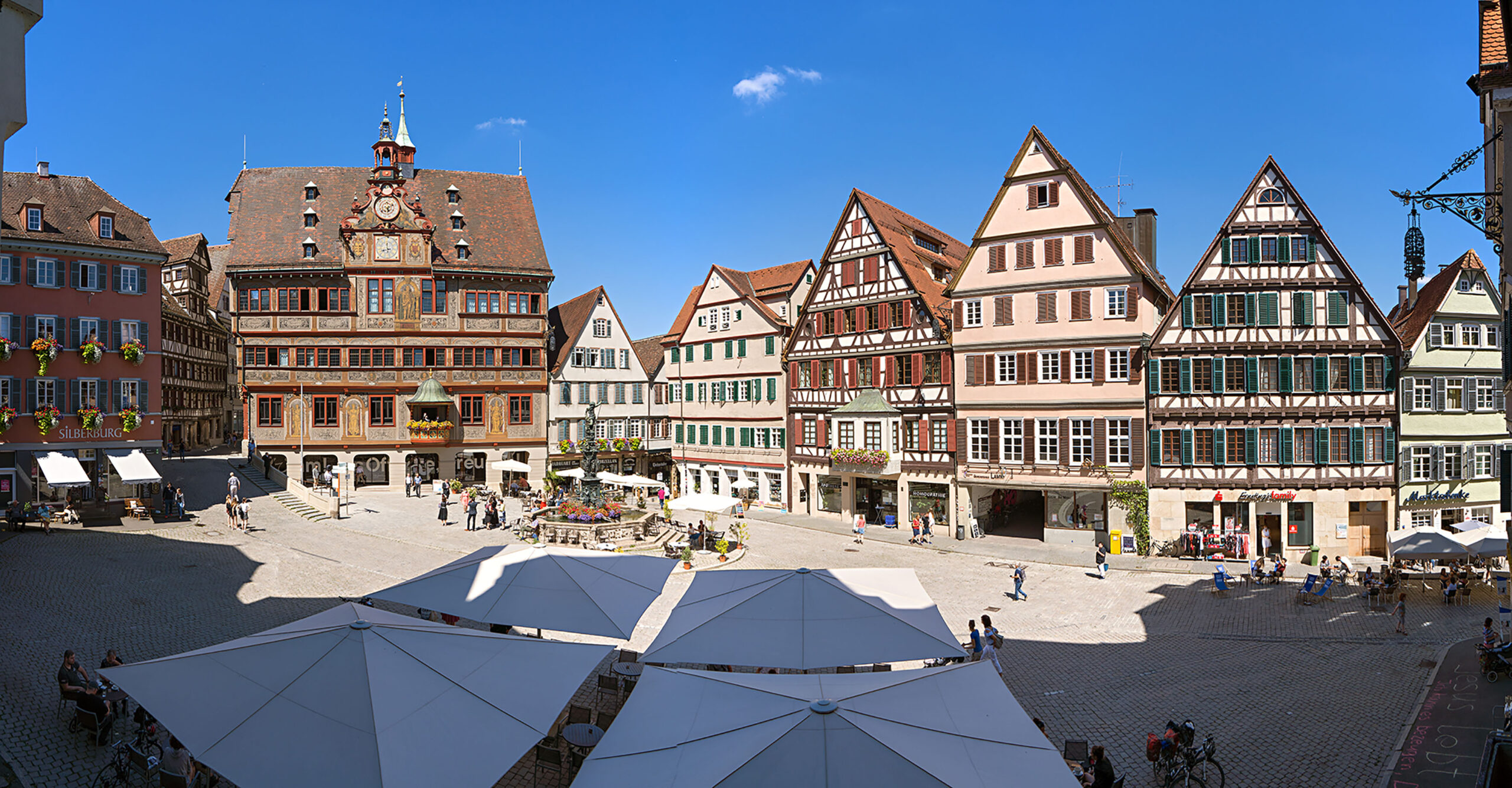 Im Rathaus Tübingen wurde im Mittelalter das Salz ausgegeben ...